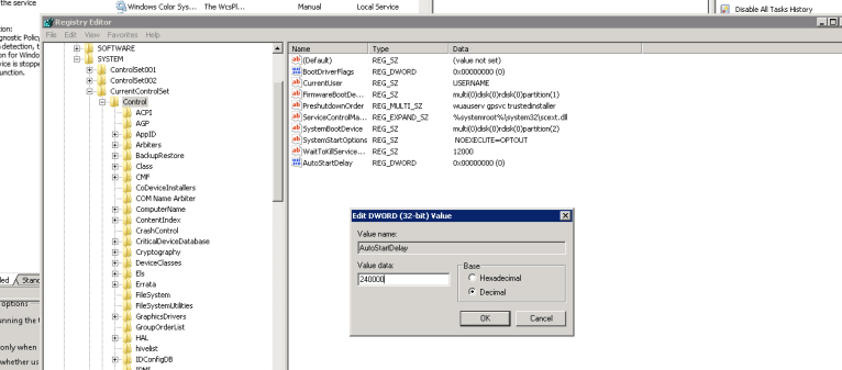 Increase Delayed seconds of “automatic delay start services “ – 7 IT ...