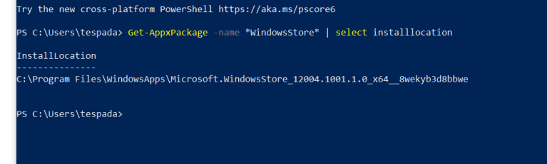 Restore Windows 10 Store APP via Powershell – 7 IT & Security